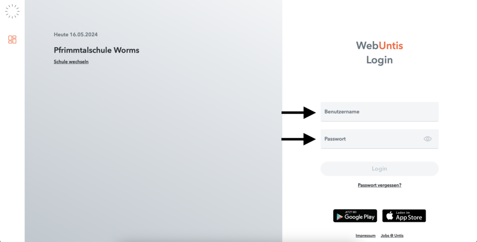 WebUntis - Pfrimmtal-Realschule plus